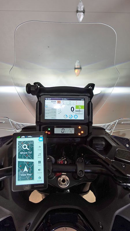 mounted a GPS on my new 2025 NT1100 DCT - Lighting, Electrical, and ...